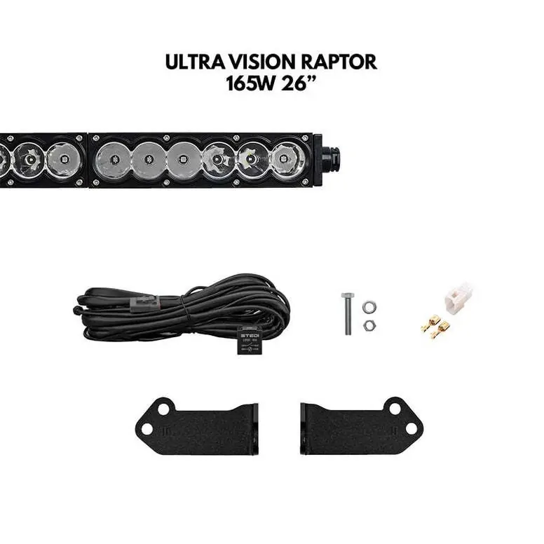 Behind Grille 26" Light Bar Kit - To Suit Next-Gen Ranger with Overhead ...