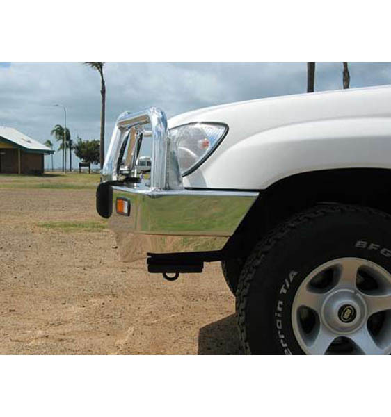 ECB Winch Compatible Big Tube Bar to Suit Toyota Landcruiser 100 Series ...