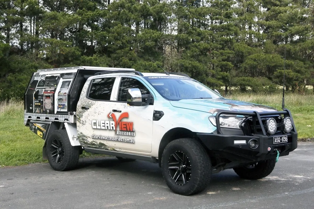 Clearview Towing Mirrors [Next Gen, Pair, Heat, Power-Fold, OAT Sensor ...