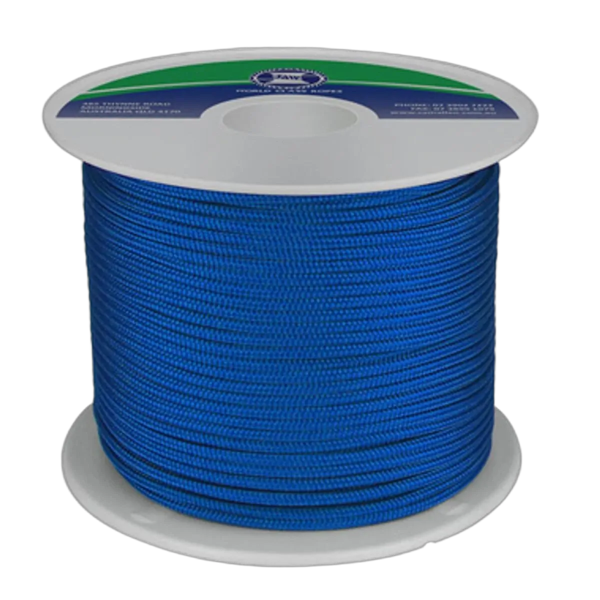 Polyester Double Braid 8mm x 200m SoLid Blue made in Australian | Outback Equipment