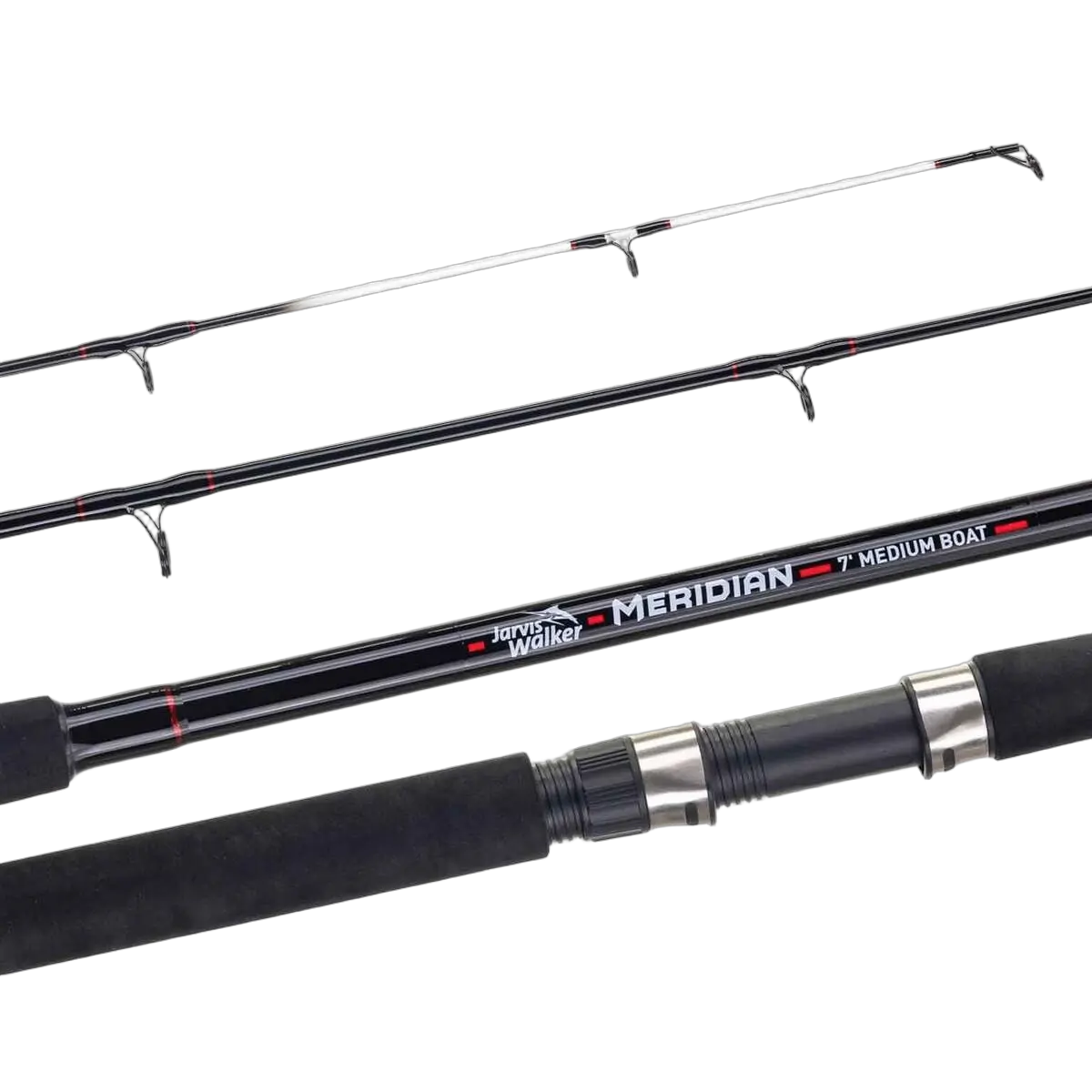 Jarvis Walker Meridian 7' Medium Boat Rod 7' 4-10kg 2/P | Outback Equipment