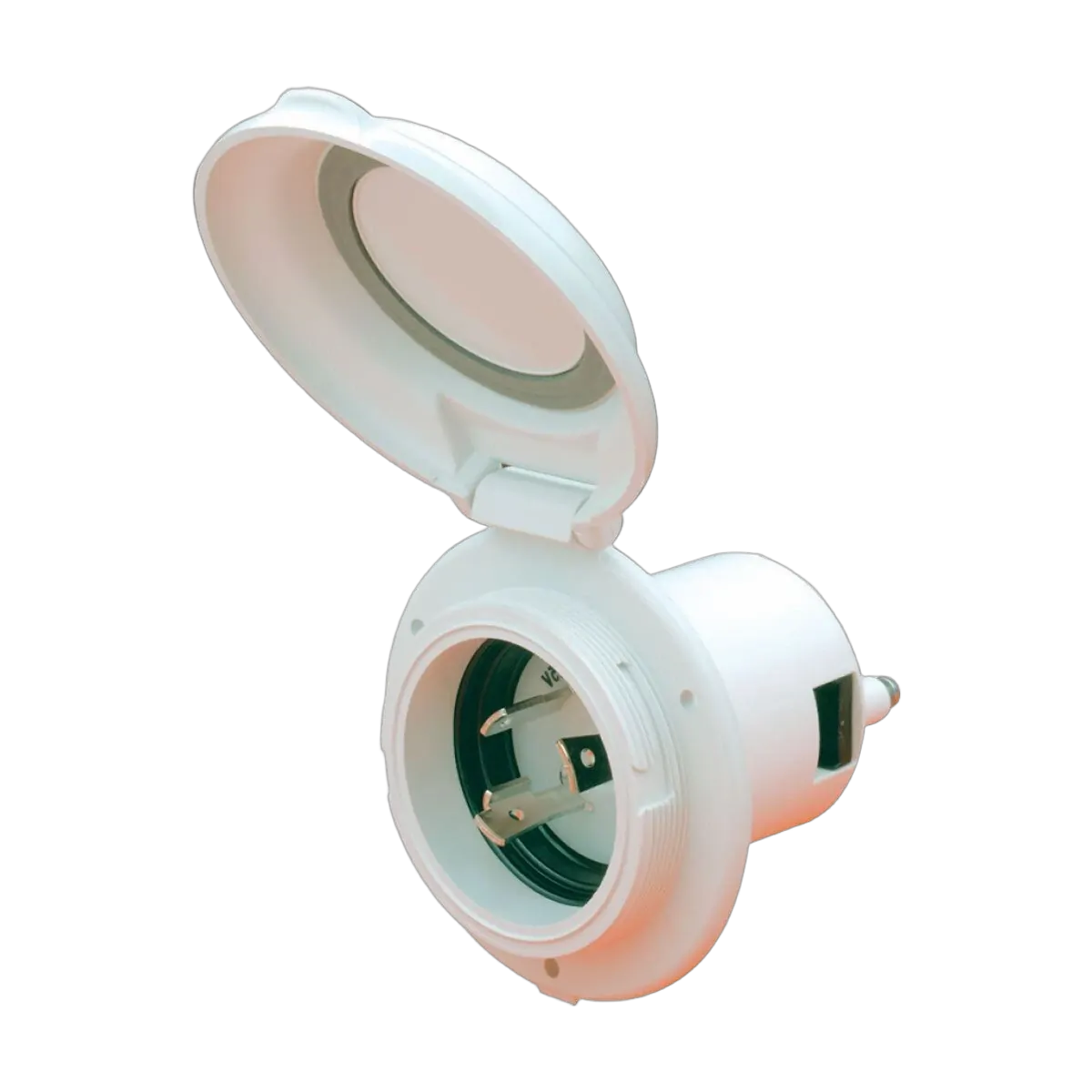 Marinco Power Inlet Socket 16A 230V 50Hz White | Outback Equipment
