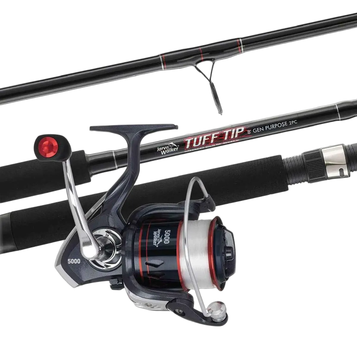 Jarvis Walker TUFF TIP GP COMBO 8' 2P/5000 WITH MONO Combo 8' 5.2:1 ...