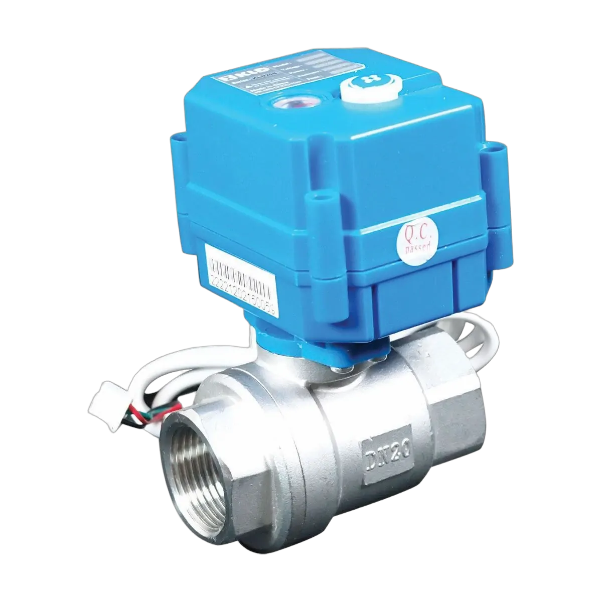 BLA Electrical Actuated S/S Ball Valve 3/4" Bsp 3/4" Bsp 24V | Outback ...
