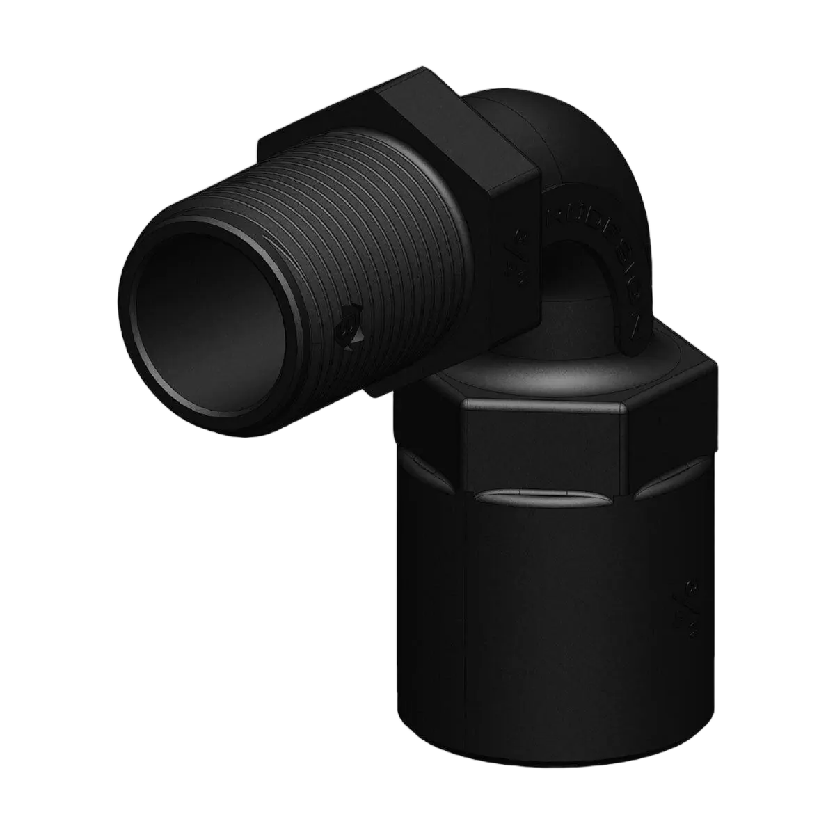 Tru Design Elbow Male-Female Threaded Connector 1" Bsp | Outback Equipment