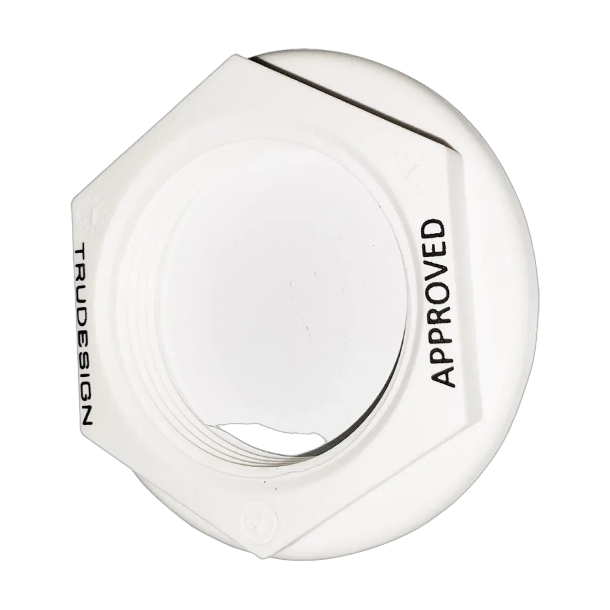 Tru Design Backing Nut 2" Bsp White | Outback Equipment