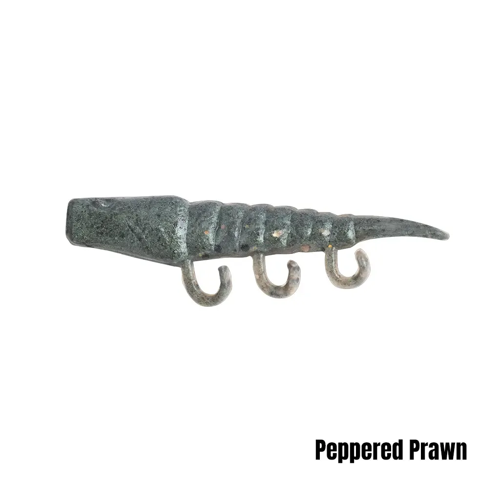 Gulp! Turbo Shrimp Soft Plastic 2inch Peppered Prawn | Outback Equipment