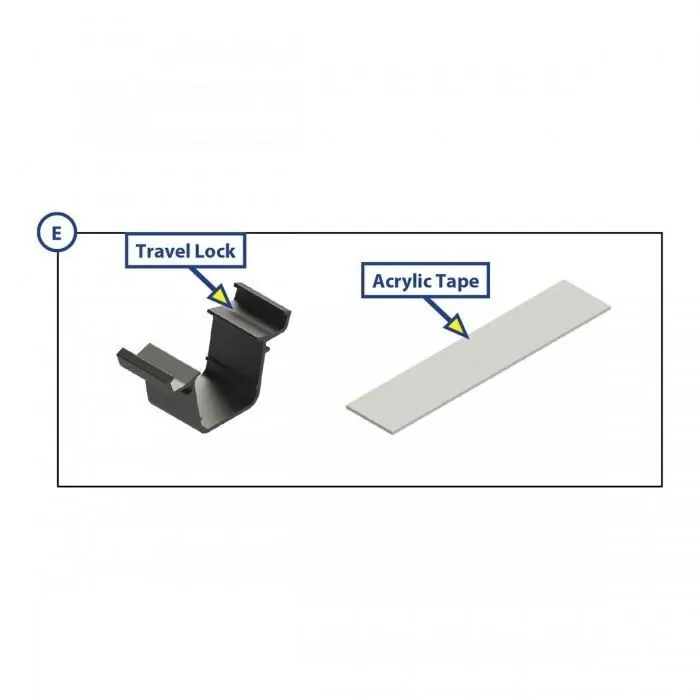 Lippert SOLERA Awning Parts - Travel Lock Kit (E). 798871 | Outback ...
