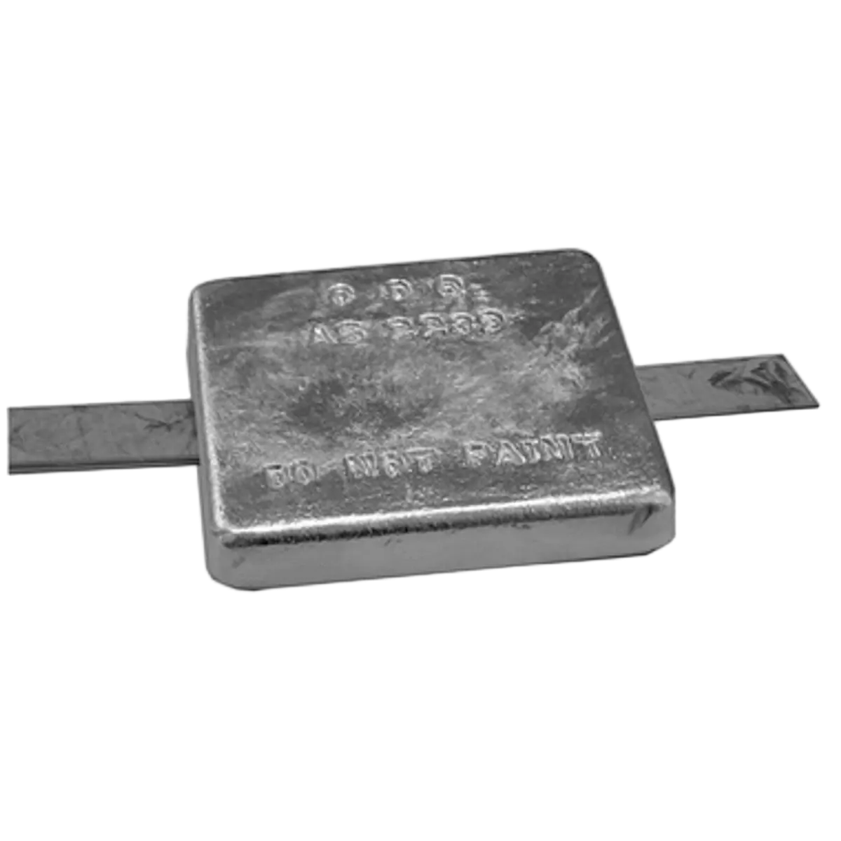Zinc Block Anode Square With Strap 155mm x 155mm x 25mm | Outback Equipment