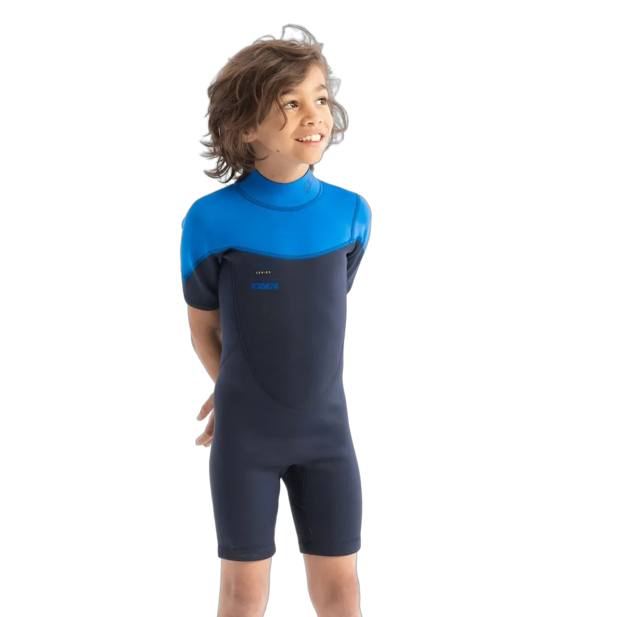 Jobe Boston 2mm Shorty Wetsuit Kids Blue - Size 164 | Outback Equipment