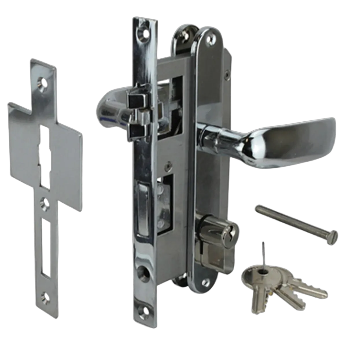 Stainless Steel Large Door Lock Sets | Outback Equipment