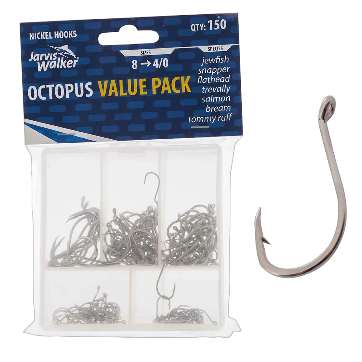 Octopus Hooks - Assorted - PK/150 | Outback Equipment