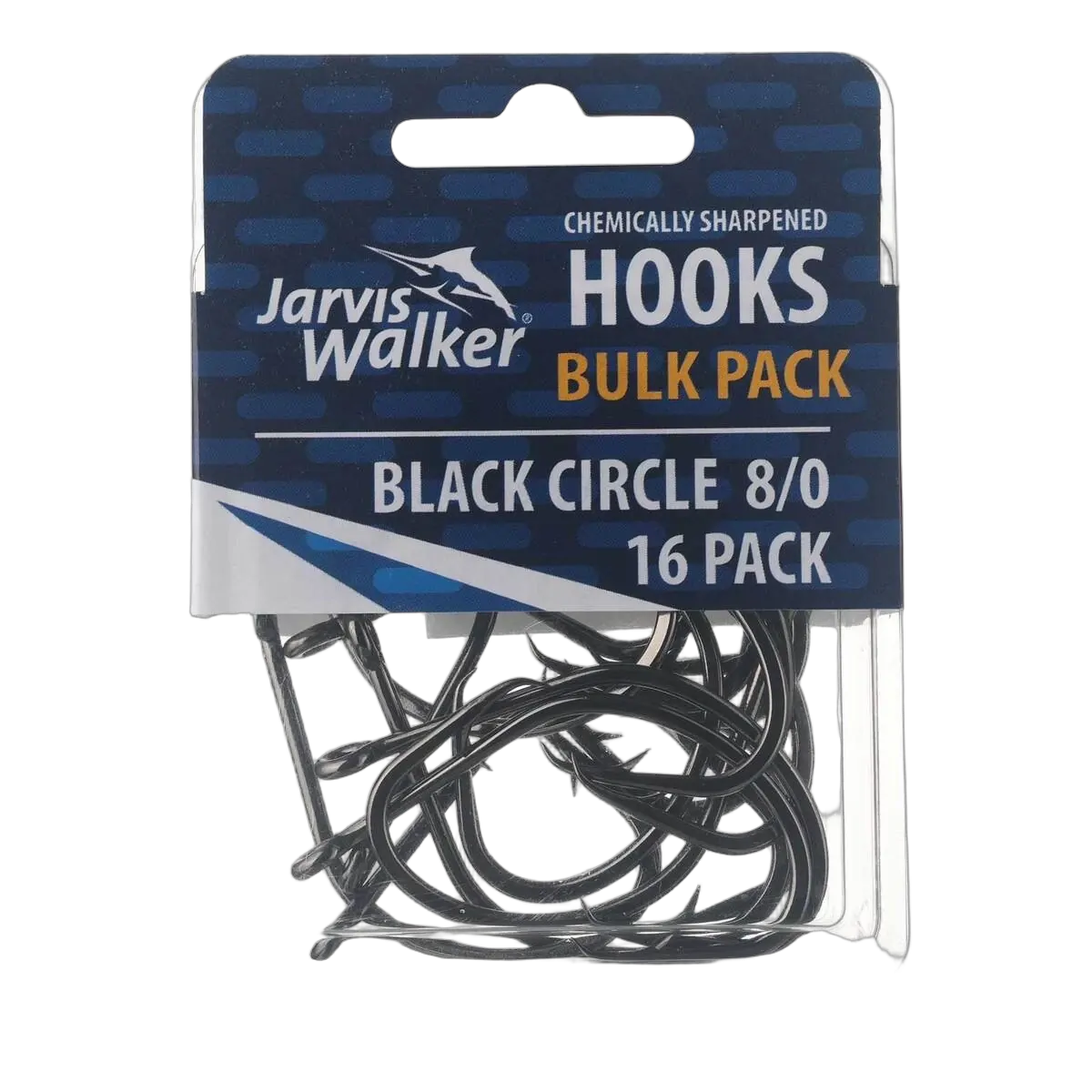 JW C/S Black Circle Hooks - Sz 8/0 - PK/16 | Outback Equipment
