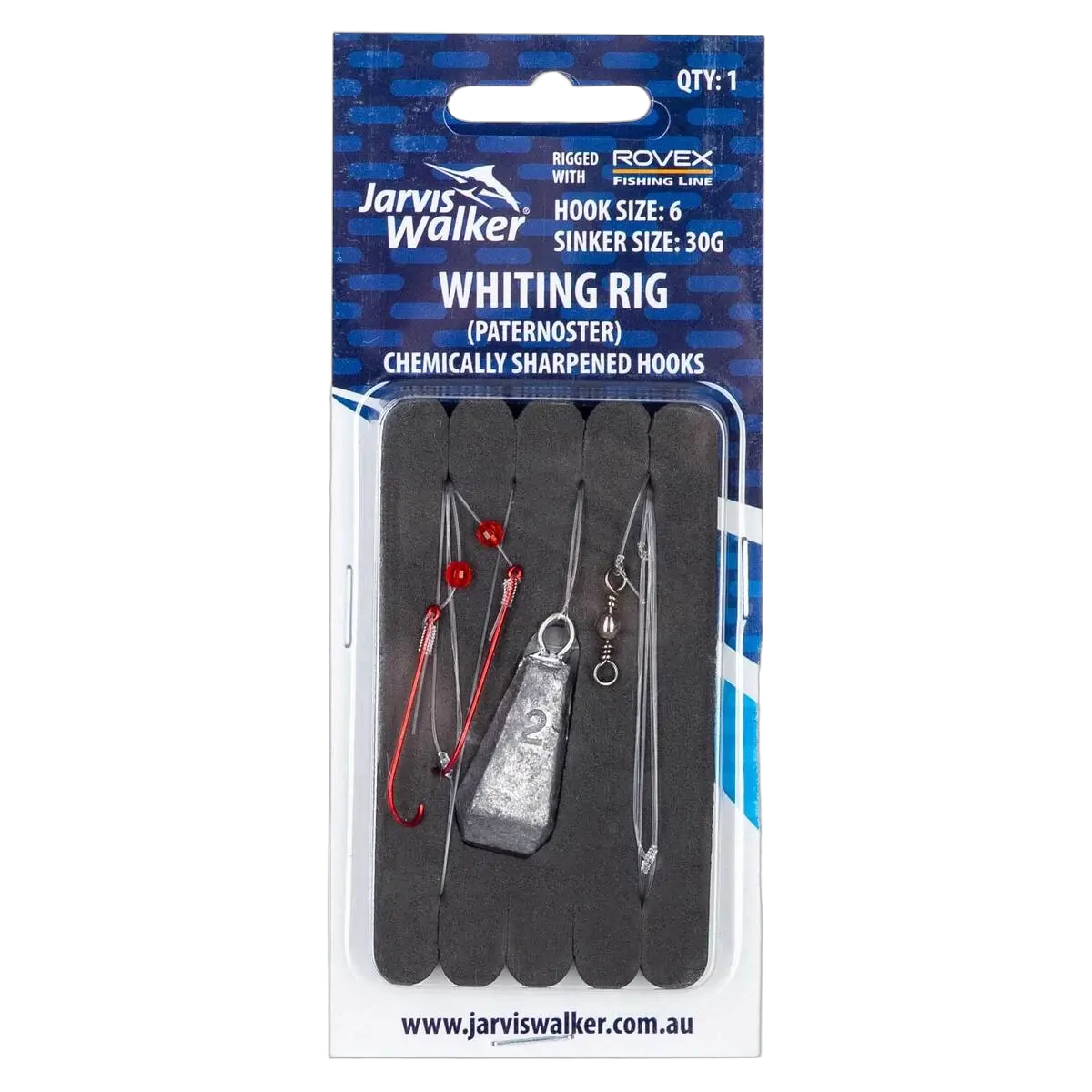 Whiting Rig With Chemically Sharpened #6 Hook | Outback Equipment