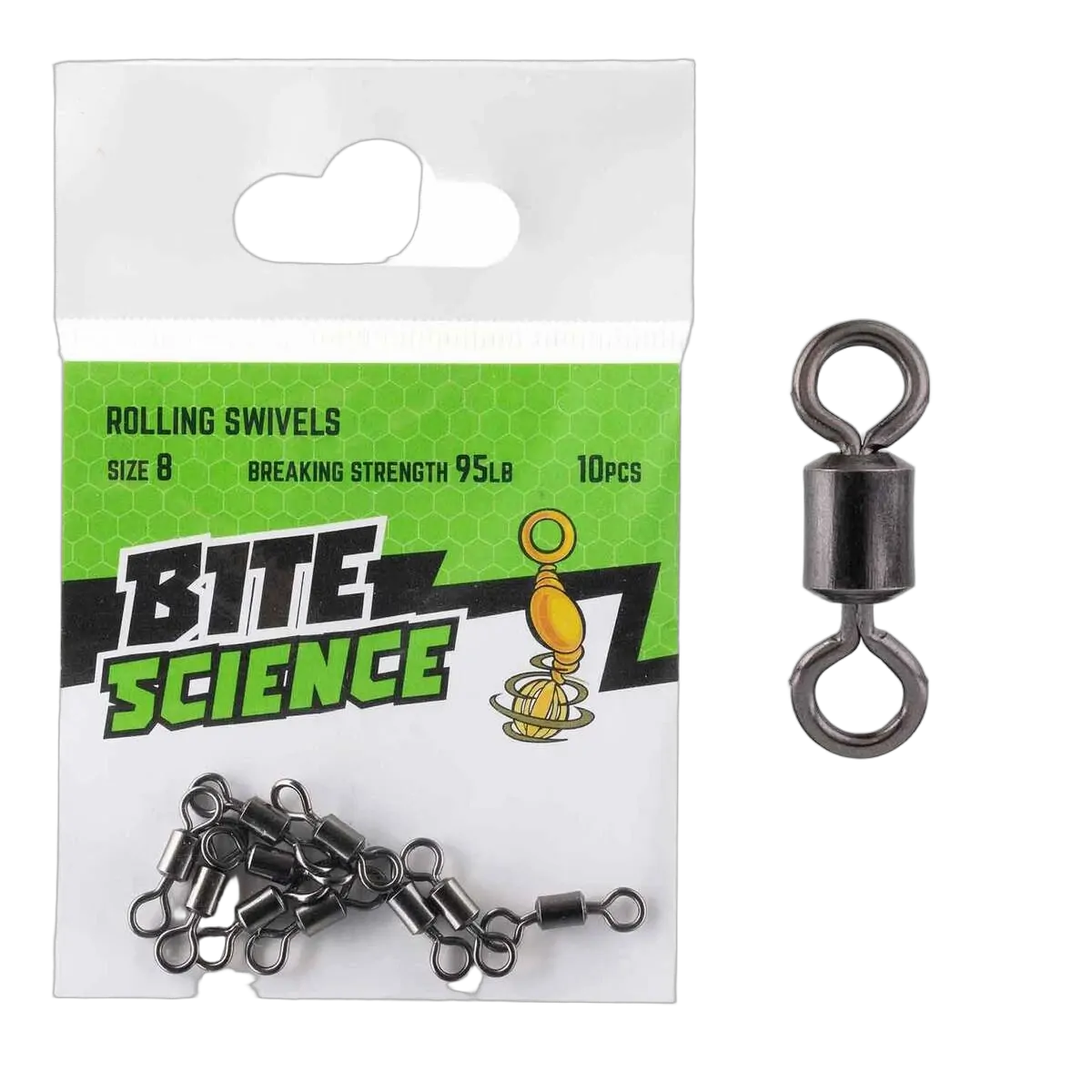 Rolling Swivels - Sz 8 - 10pk - PK/10 | Outback Equipment