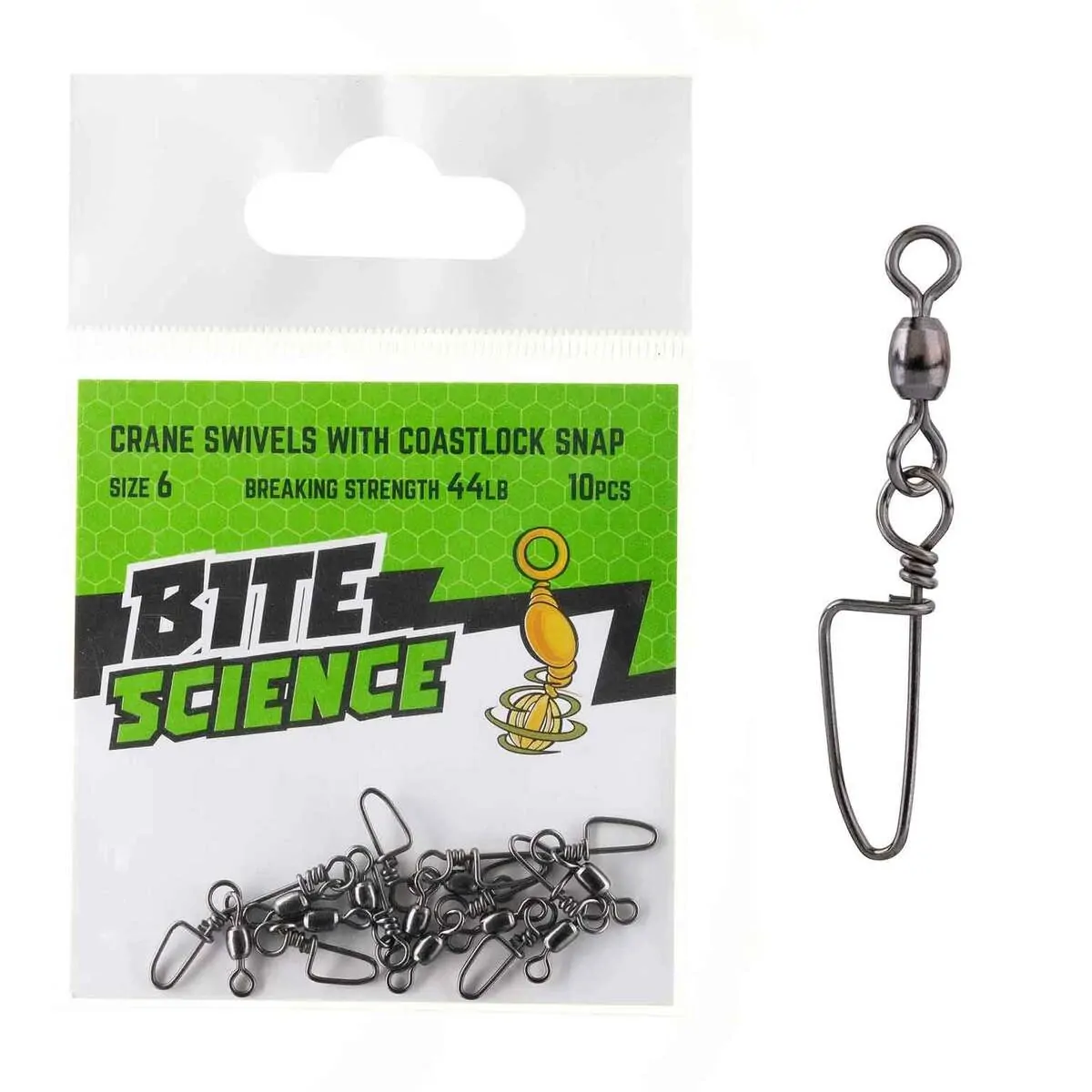 Crane with Coastlock Snap Sz 6 - 10pk - PK/10 | Outback Equipment