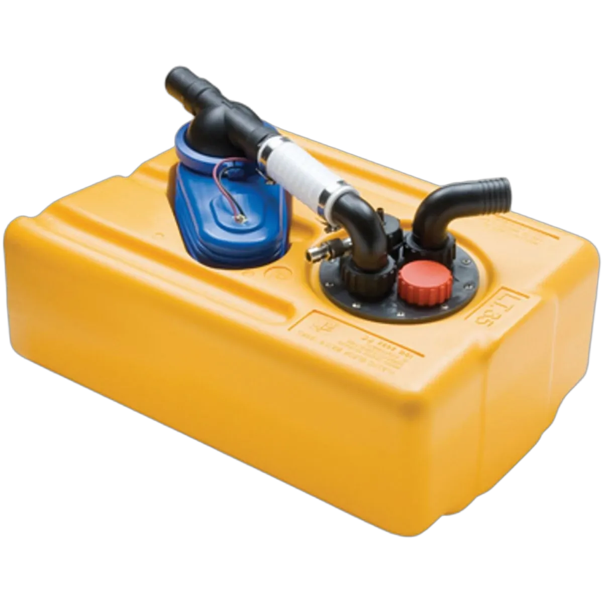 Can-SB Black Waste Tanks With Self Priming Pump - 12V 35Ltr | Outback ...