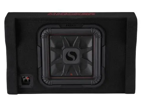 Kicker 49L7TDF122 12" Sealed Slim Enclosure Fitted With 46L7T124 ...