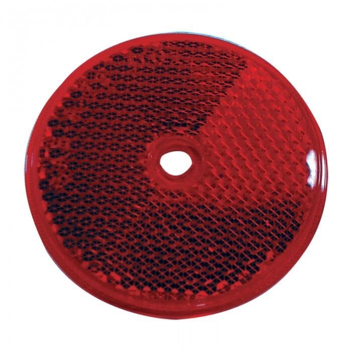 Coast Round Reflex Reflector Red. 42163R | Outback Equipment