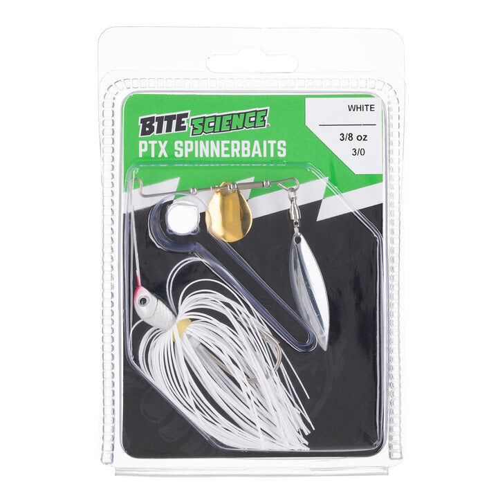Bite Science PTX Spinnerbait White - 3/8oz | Outback Equipment