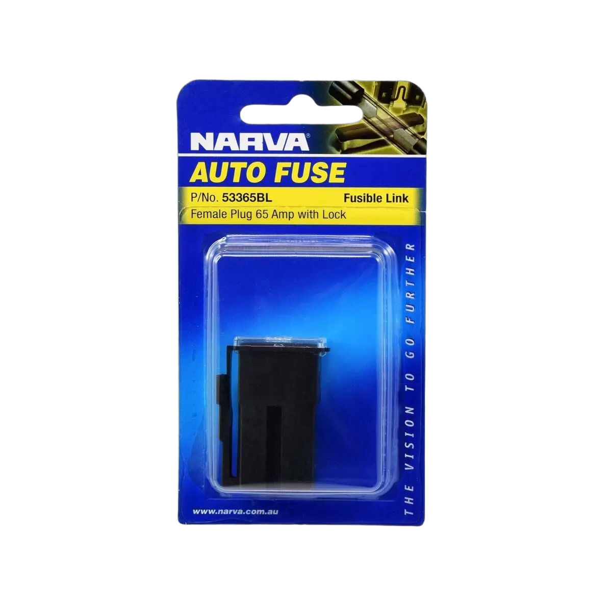 Narva 65 Amp Black Female Fusible Link - Plug In With Lock (Blister ...