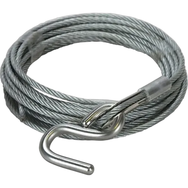 Winch Wire Snap Hook 5mm x 7.6M | Outback Equipment
