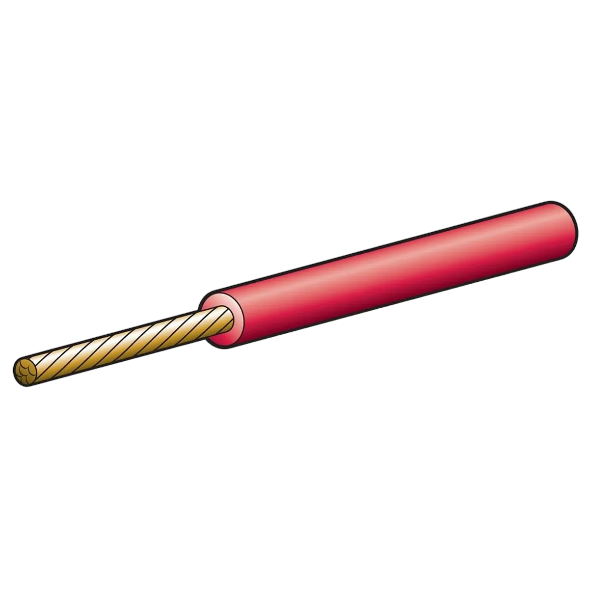Narva 5A 2.5mm Red Single Core Cable (100M) | Outback Equipment