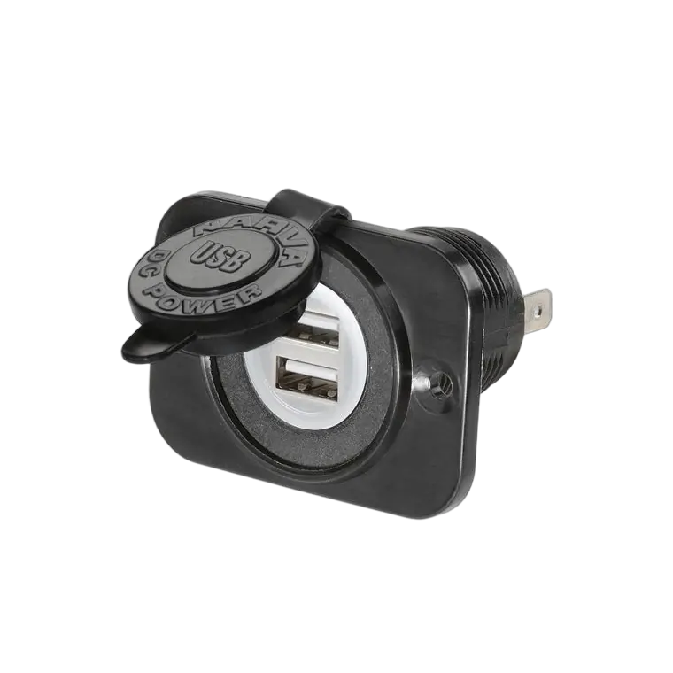 Narva Heavy-Duty Dual USB Socket | Outback Equipment