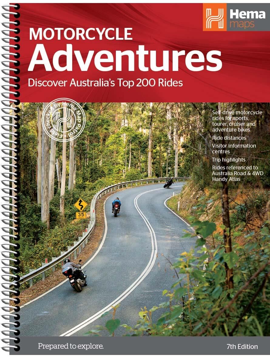 Australia Motorcycle Atlas + 200 Top Rides | Outback Equipment