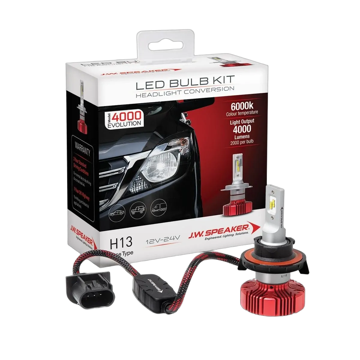 H13 Led Conversion Kit 12/24V | Outback Equipment