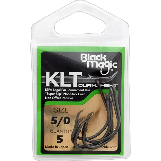 Black Magic KLT 5/0 Hook Small Pack (5) | Outback Equipment