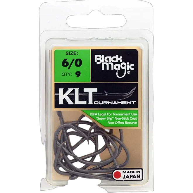 Black Magic KLT 6/0 Hook Economy Pack (9) | Outback Equipment