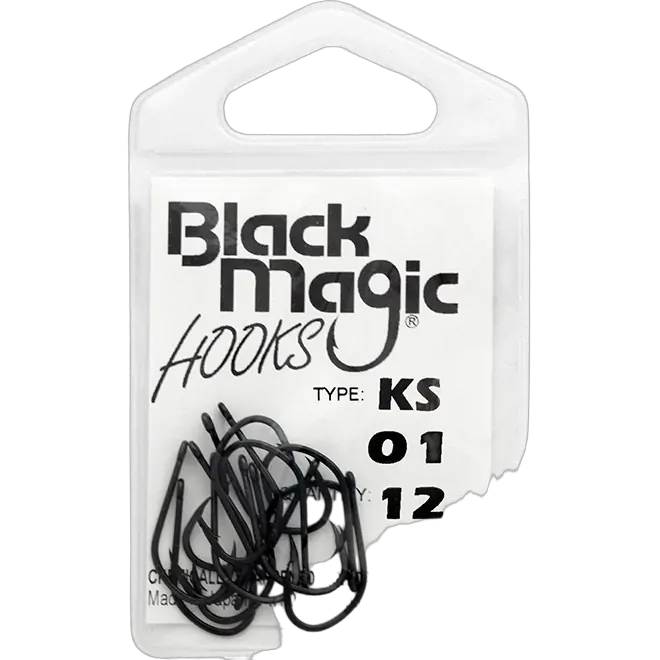 Black Magic KS 01 Hook Small Pack (12) | Outback Equipment