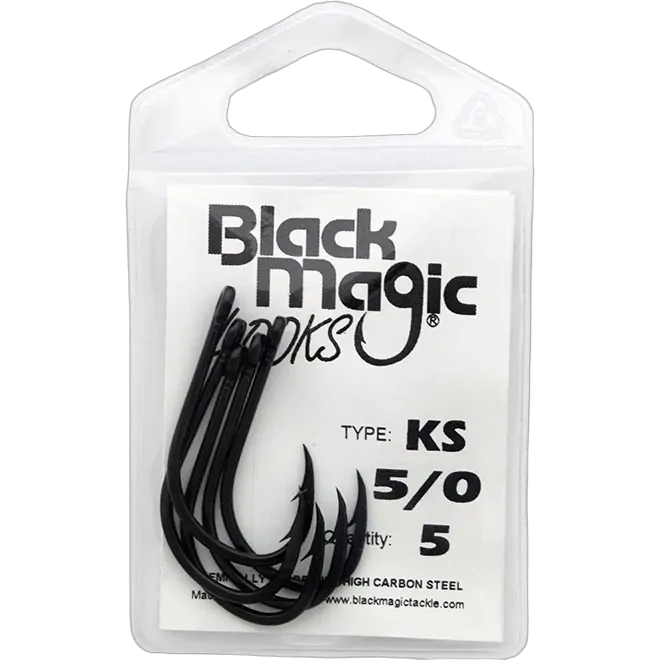 Black Magic KS 5/0 Hook Small Pack (5) | Outback Equipment
