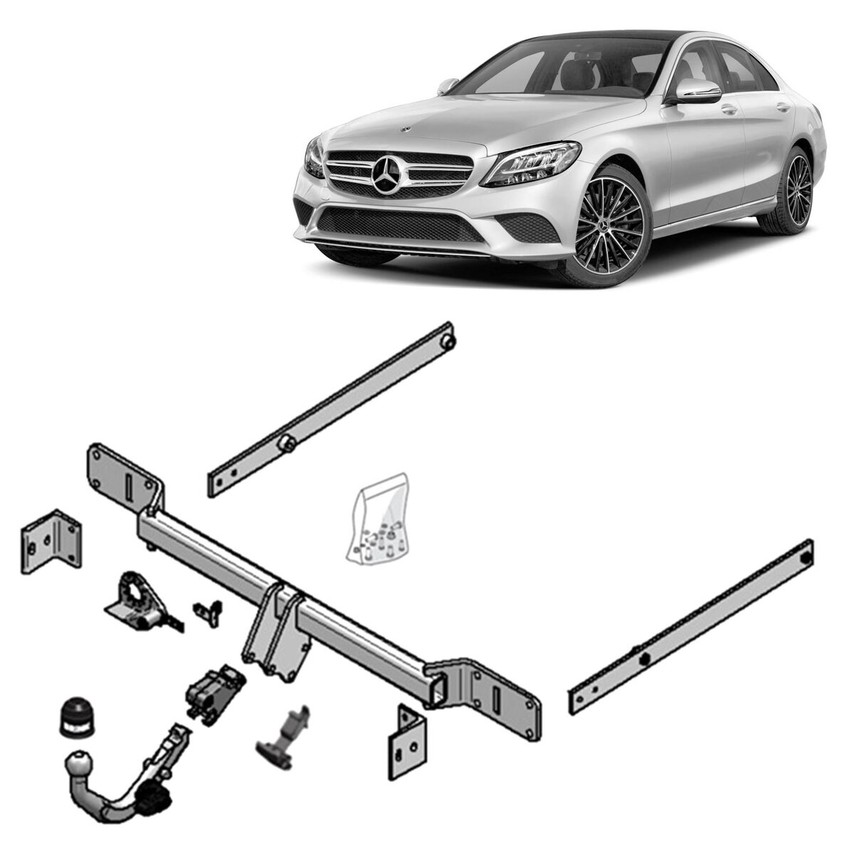 Brink Towbar to suit MERCEDES-BENZ C-CLASS (01/2011 - 12/2011 ...