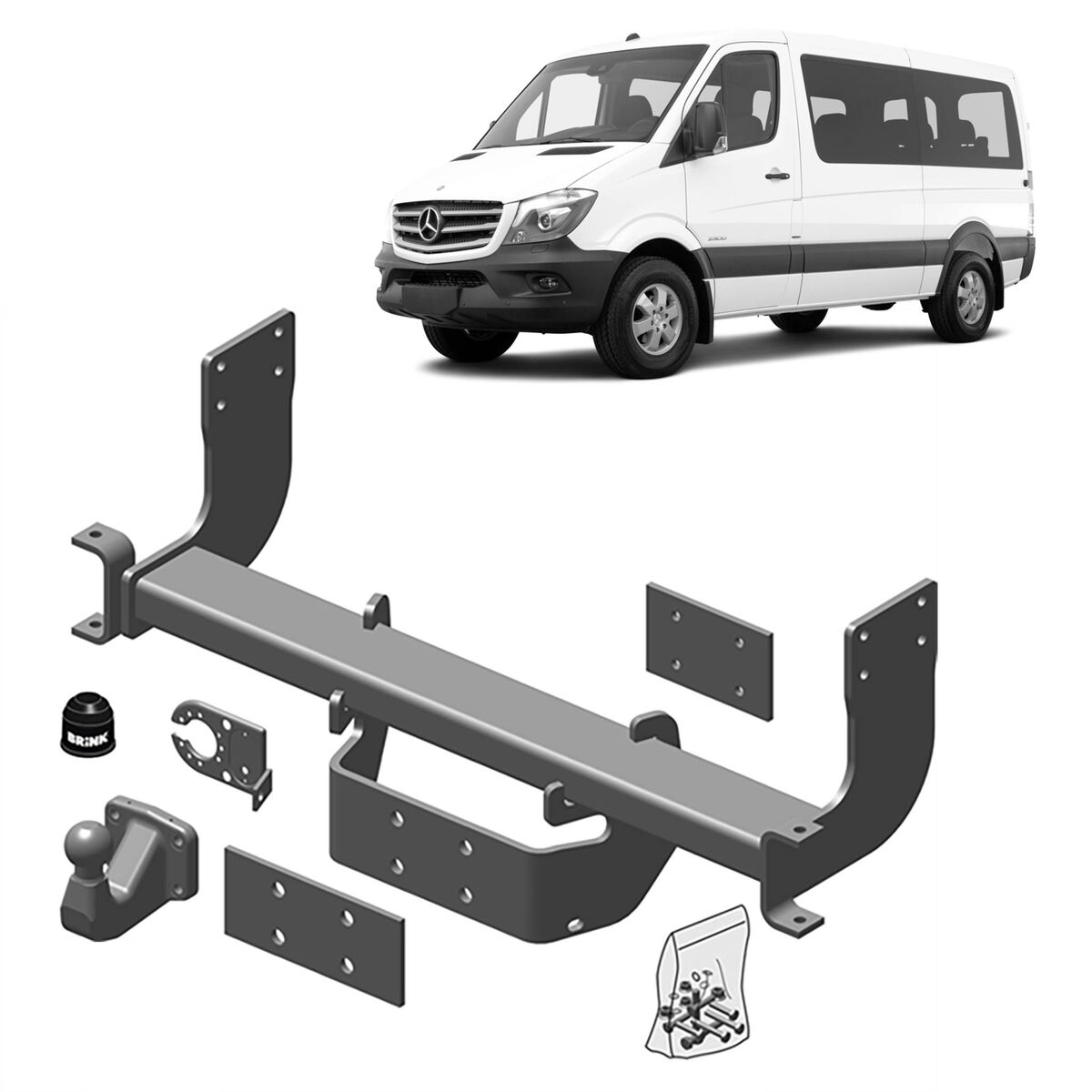 Brink Towbar to suit MERCEDES-BENZ Sprinter (02/2010 - 06/2018 ...