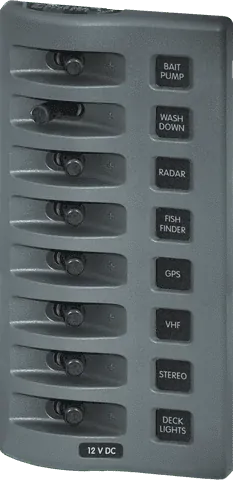 Blue Sea Systems Weatherdeck 12V Dc Waterproof Switch Panel – 8 ...