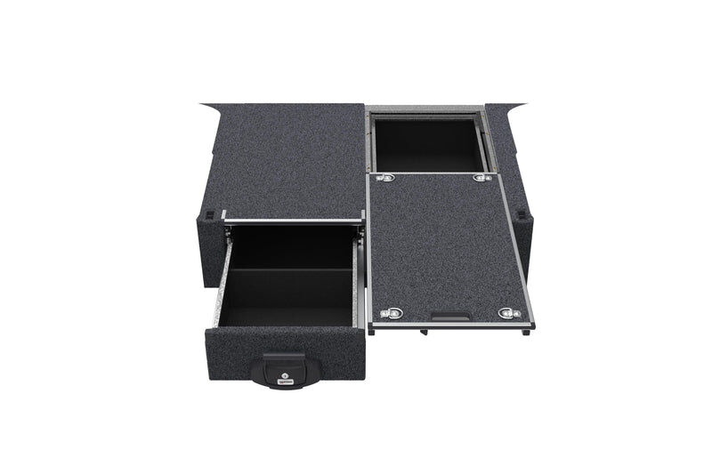 4WD Interiors Dual Side Drawers & Single Rear Drawers Toyota Hiace Van ...