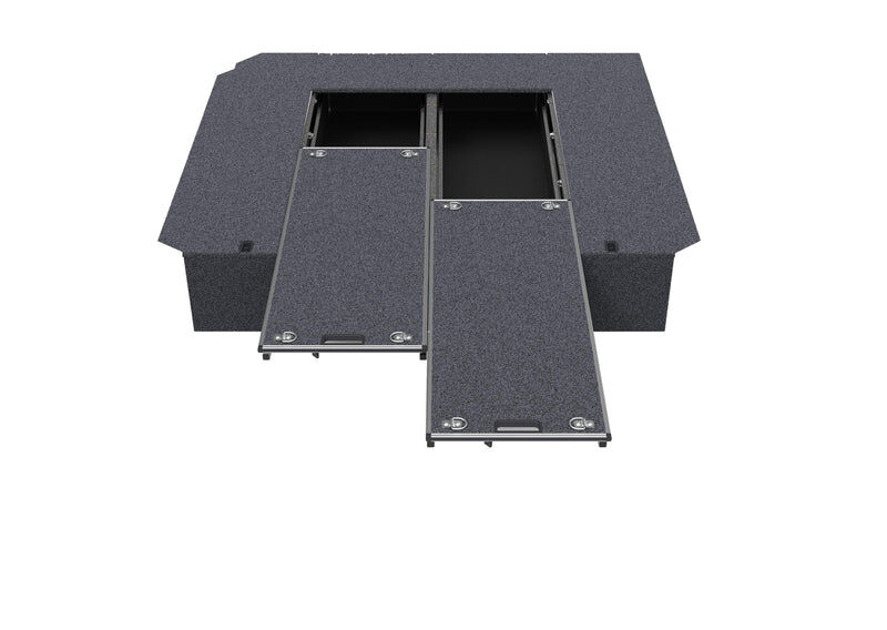 4WD Interiors Dual Roller Floor Drawers Toyota Hiace Van 01/2005-04/ ...