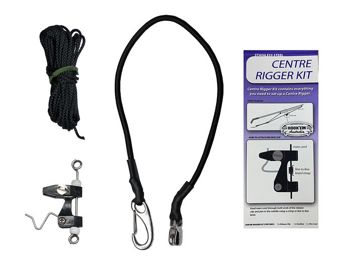 Hookem Centre Rigger (Shotgun) Kit Suits 10FT Single Side Poles ...