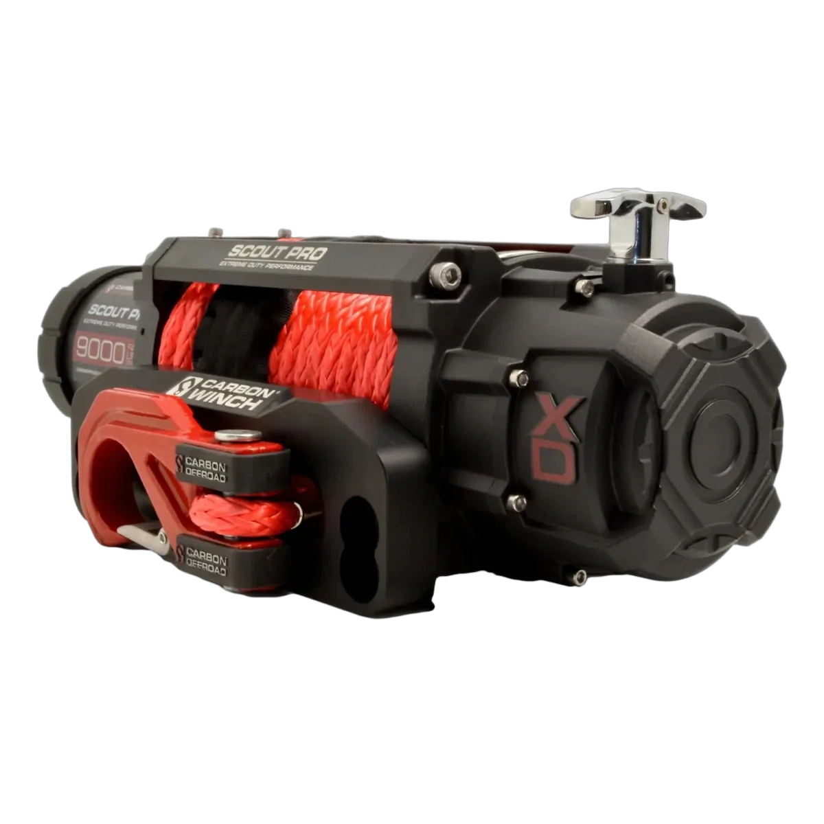 Carbon Offroad Scout Pro - 7000lb Winch with Mega Pro Winch Hook ...