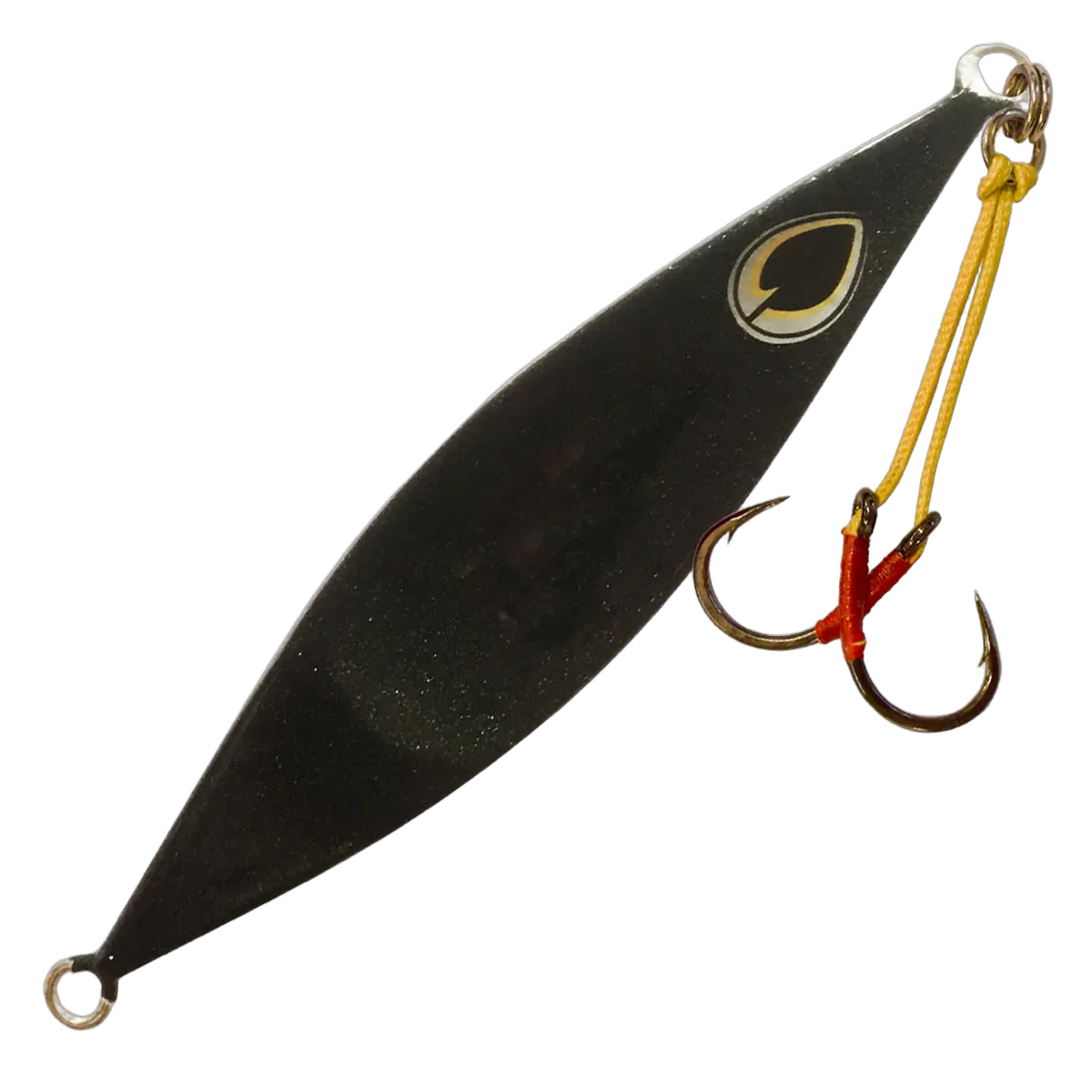 Black Magic Flipper Jig 100gm Black/Silver/Lumo | Outback Equipment