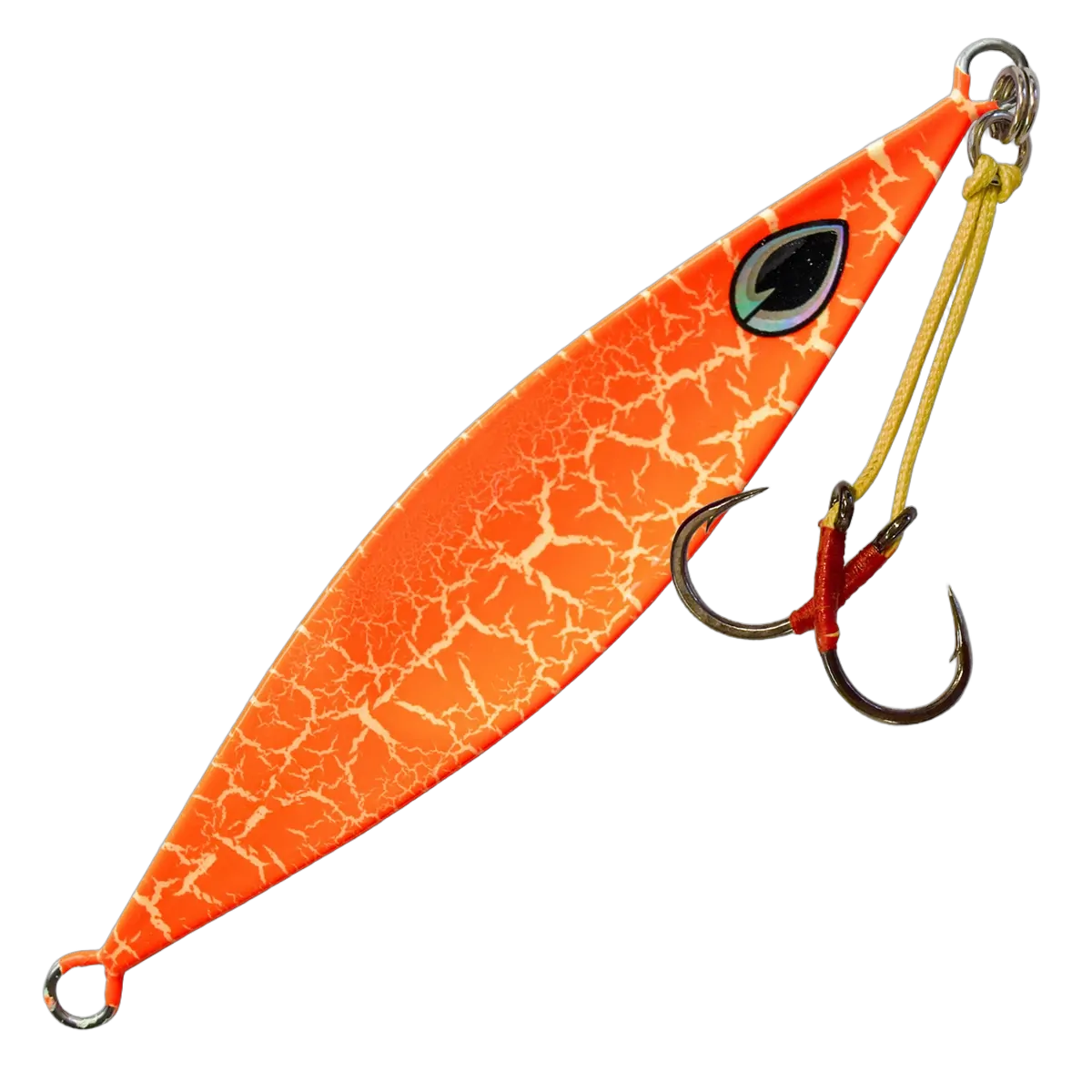 Black Magic Flipper Jig 150gm Fiery Tiger | Outback Equipment