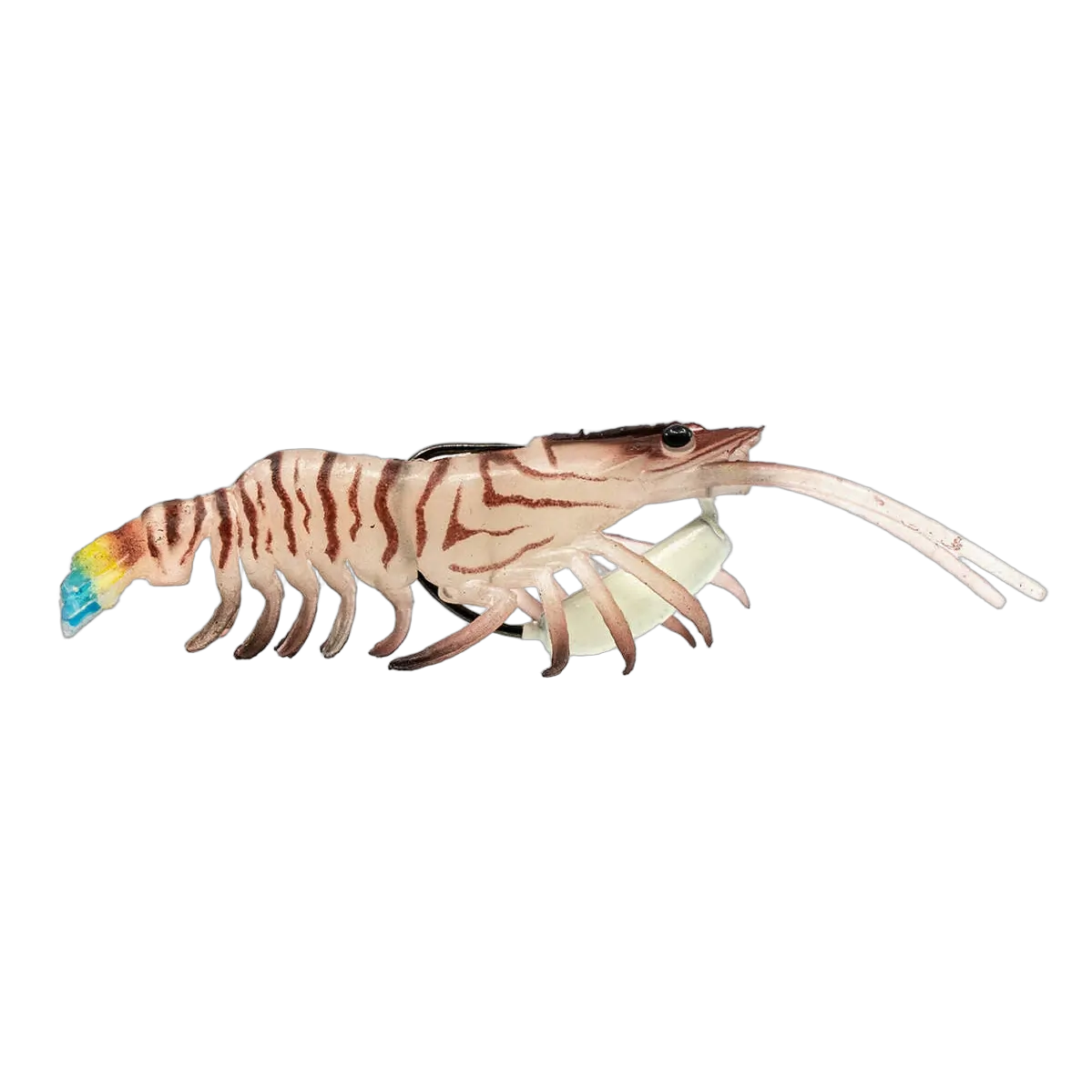 Chasebaits Flick Prawn 65 Col 02 Tiger Prawn (2pc) | Outback Equipment