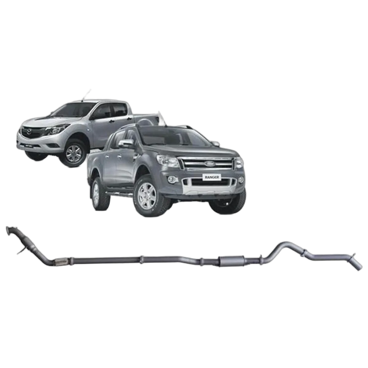 Redback Exhaust For Ford Ranger 2011 - 09/2016 Including MKII Model ZSD ...