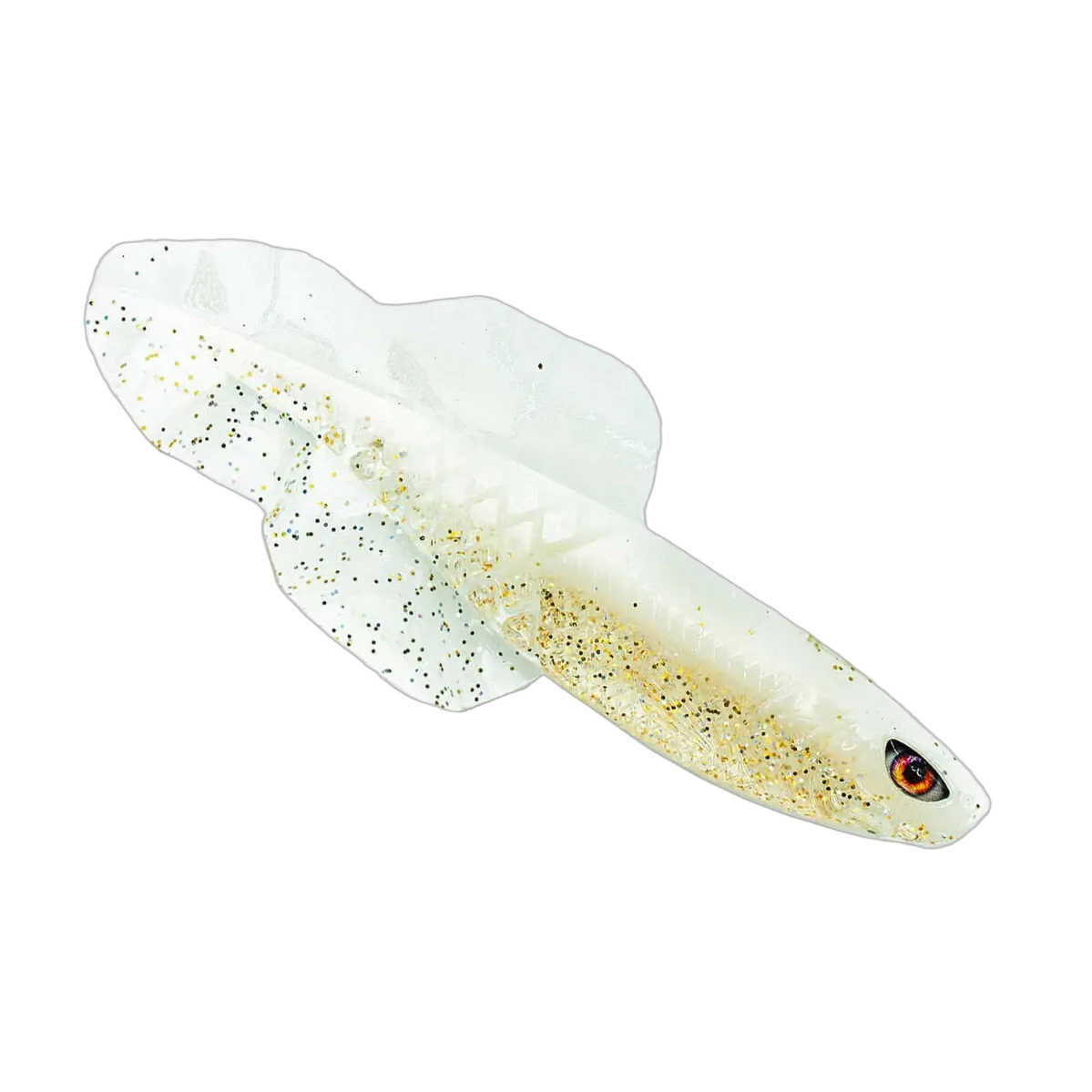 Chasebaits Flacid Shad 4.25" Col 101 Milk Flash | Outback Equipment