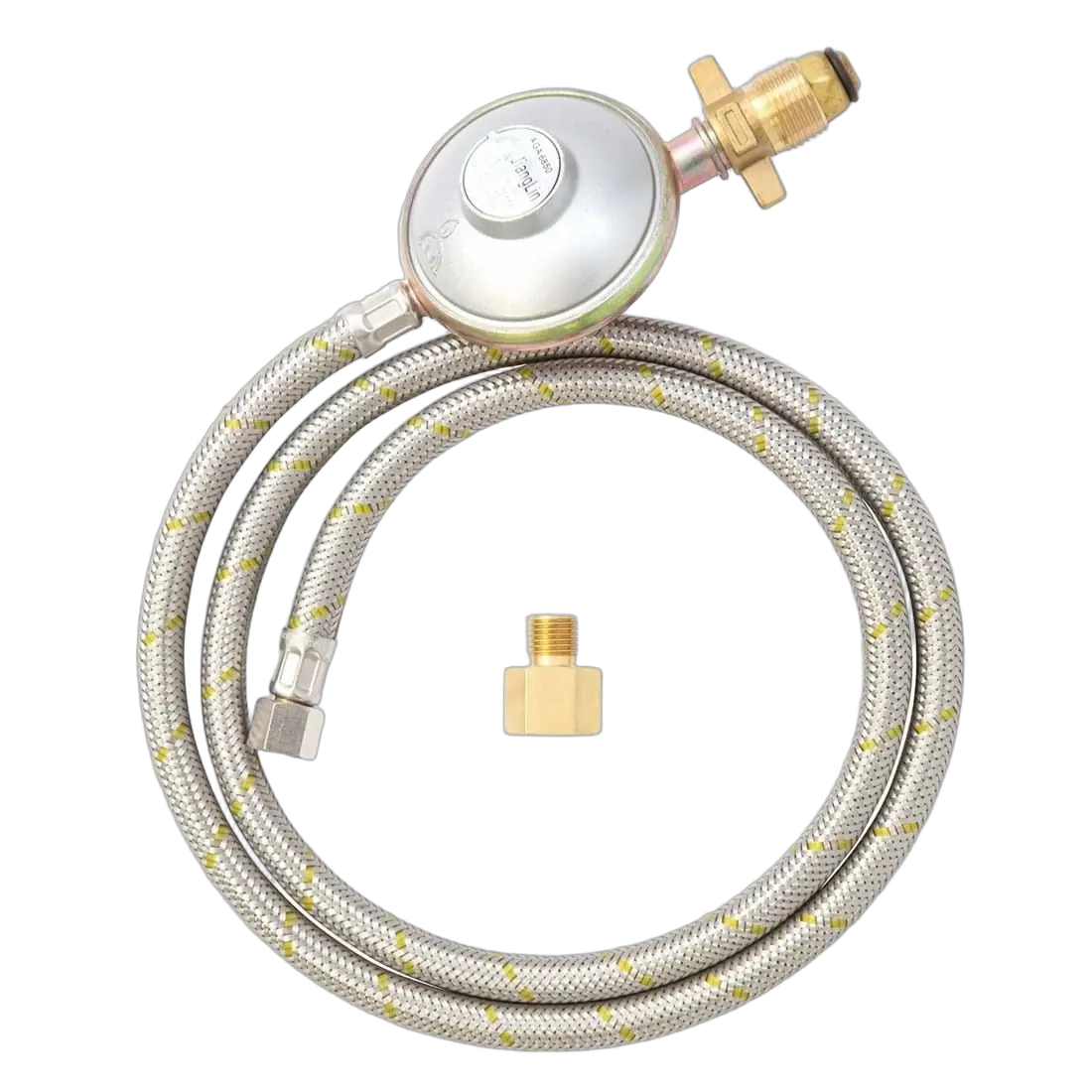 Gasmate 8mm x 1200mm POL Regulator Braided Hose | Outback Equipment