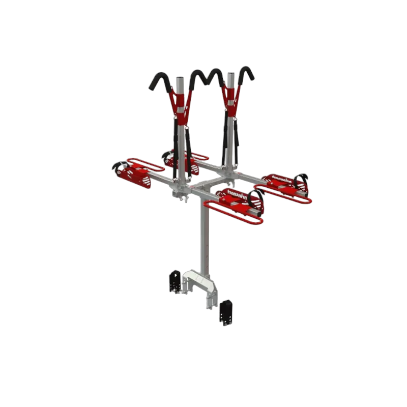 GripSport Van-Rack 4-Bike Tilting + Quick Release Tall Bolt-On Mount ...