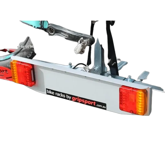 GripSport Bike Rack Light & Number Plate 7pin Large Round & GSE Mount ...