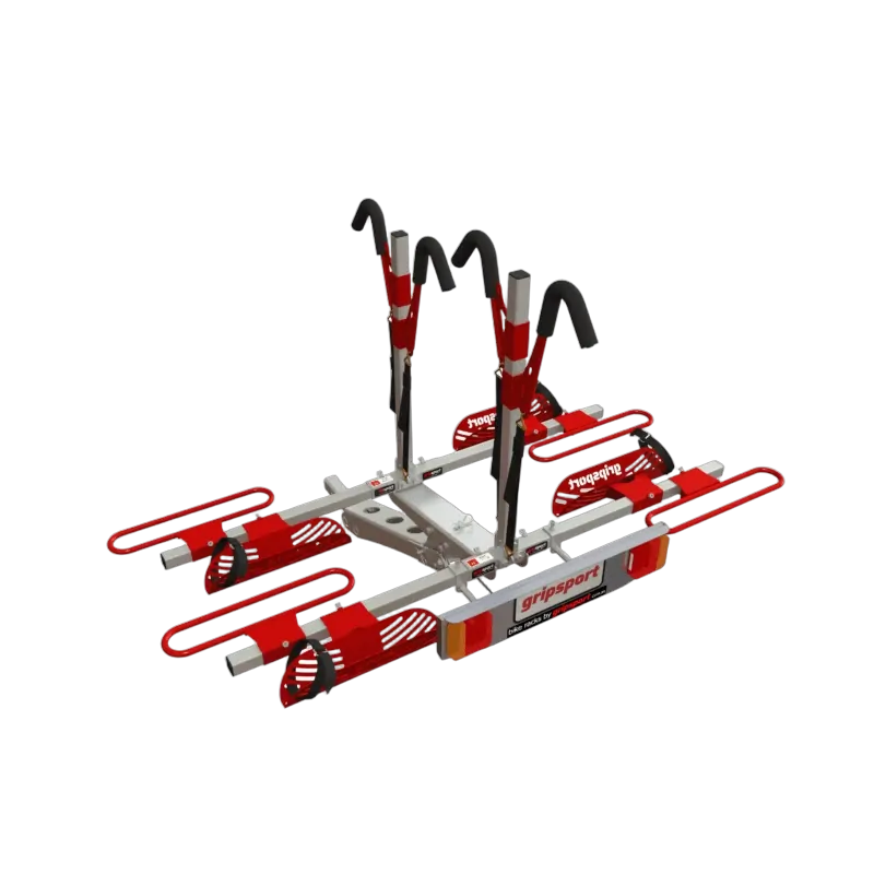 + 4-Bike Tow Bar Rack with Light Assembly Extended Square Hitch 7pin ...